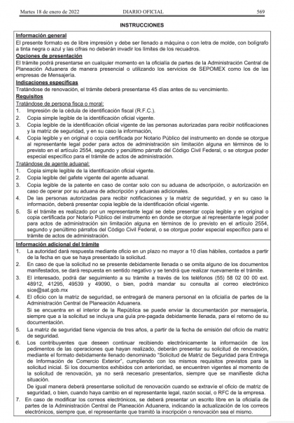 ANAM: SOLICITUD DE INFORMACIÓN DE OPERACIONES DE COMERCIO EXTERIOR ...