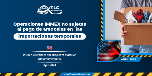 Operaciones IMMEX no sujetas al pago de aranceles en las importaciones ...